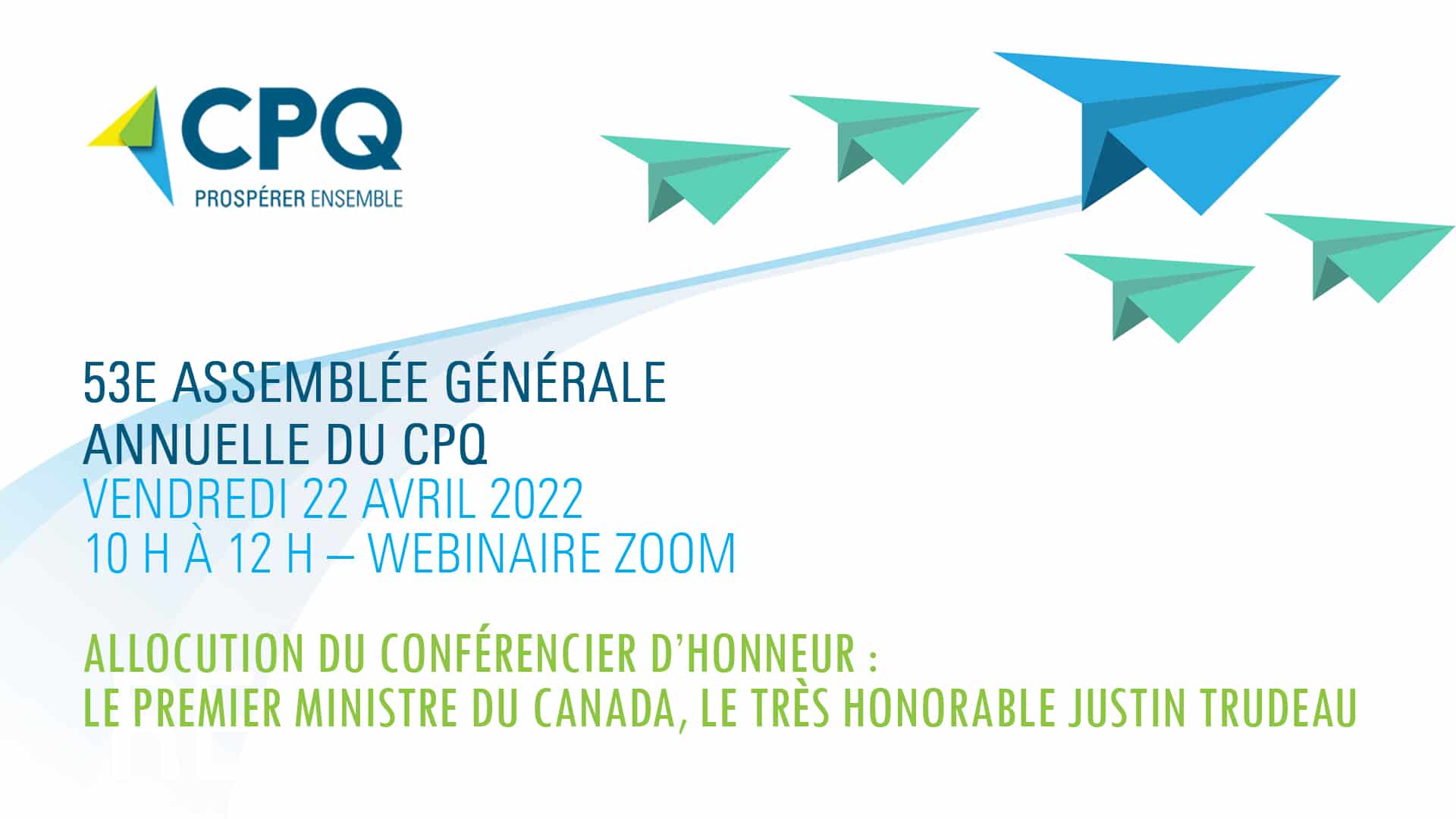 53e Assemblée générale annuelle | Conseil du patronat du Québec